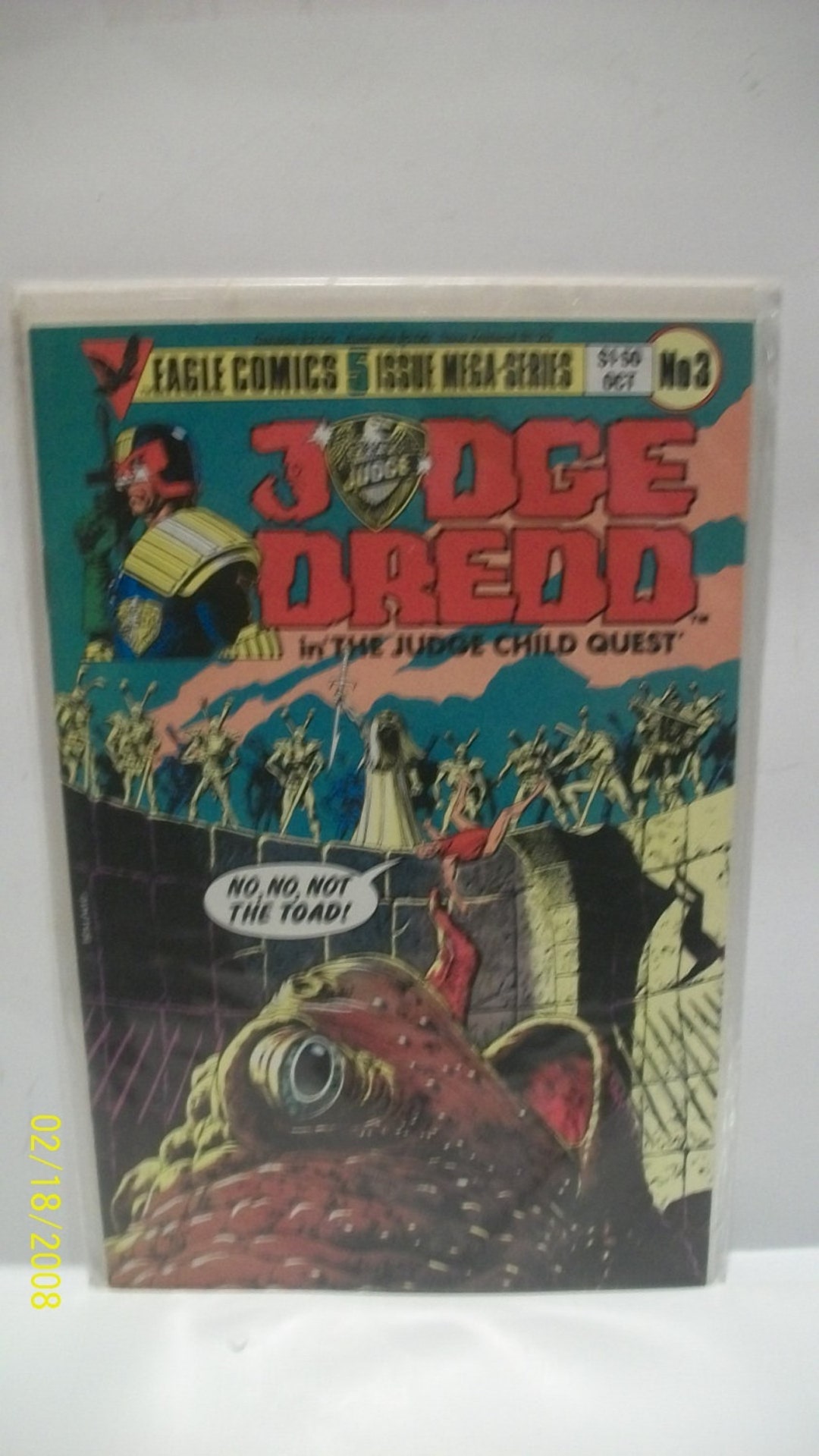 Eagle Comics Judge Dredd the Judge Child Quest #3 October VF-NM 3 of 5 ...