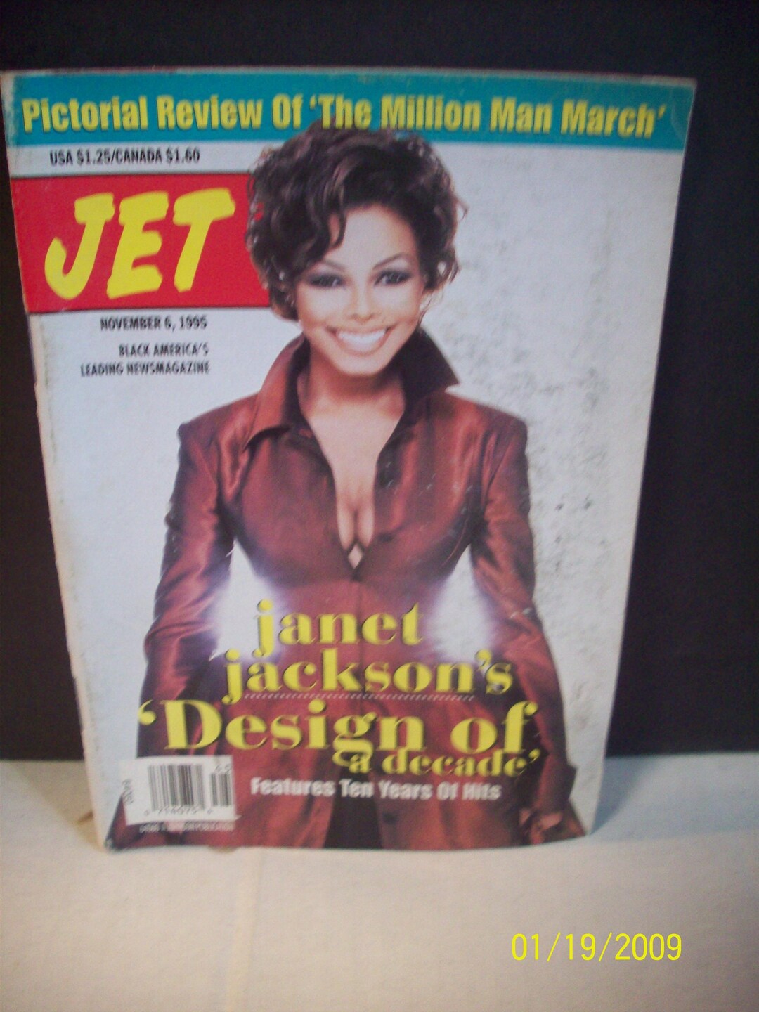 Janet Jackson Ten Years of Hits Jet Magazine Nov 6,1995 Vintage African ...