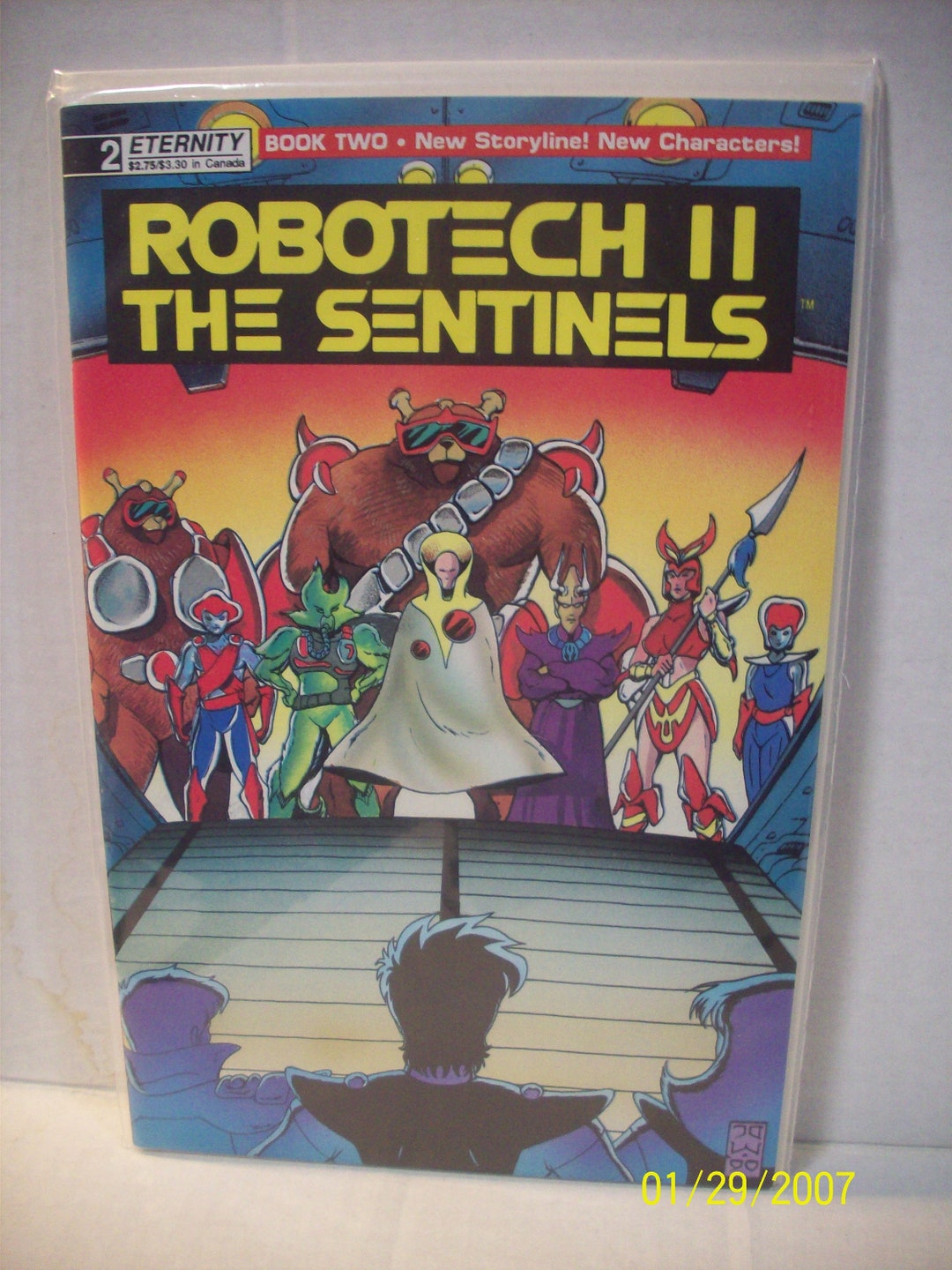 Eternity Comics Robotech II Book Two the Sentinels #2 Black /white ...