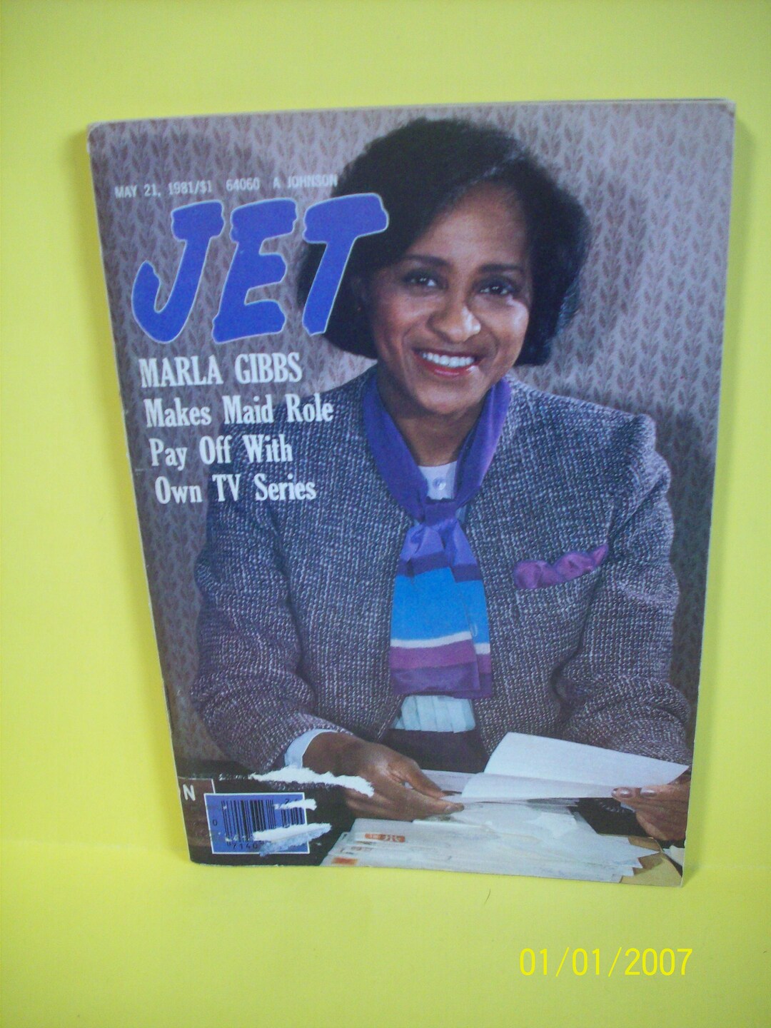 The Jeffersons Marla Gibbs TV Maid Jet Magazine April 6,1978 Vintage African American Magazine ...