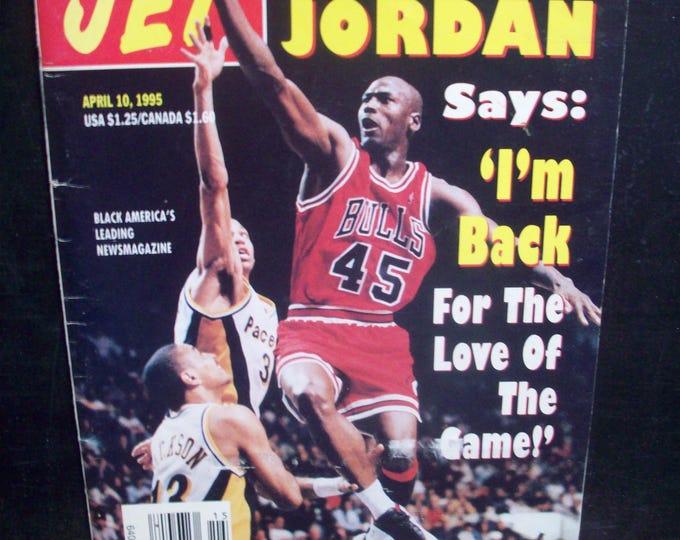 Michael Jordan Says I'M Back Vintage Jet Magazine April 18,, 1995 ...
