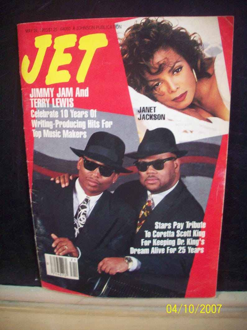 Immy Jam,terry Lewis,janet Jackson on Coverjet Magazine May 24,1993 ...