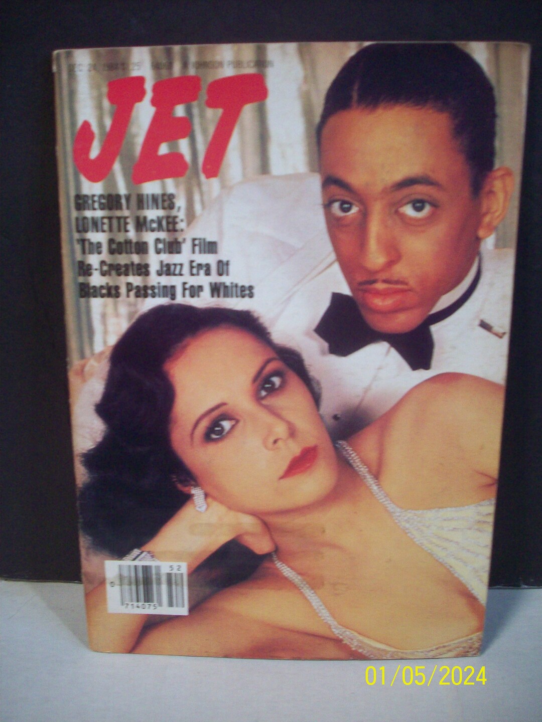 Gregory Hines,lonette Mckee Cotton Club on Cover Jet Magazine Dec 24. ...