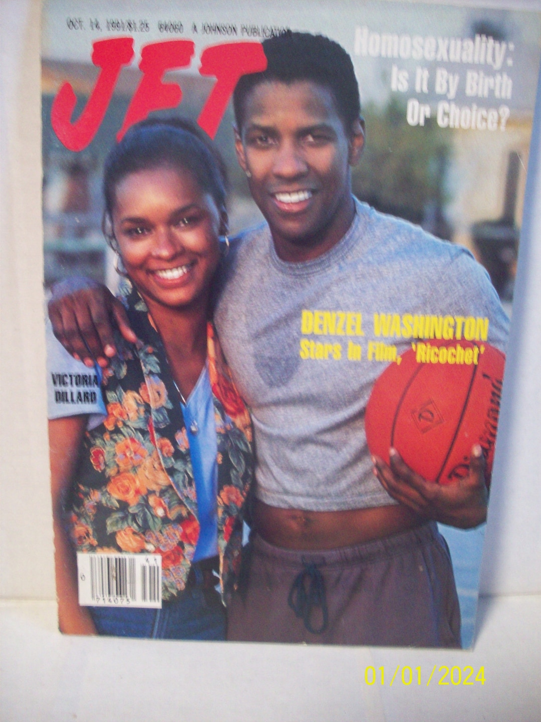Denzel Washington Ricochet Movie Jet Magazine Oct 14,1991 Vintage ...