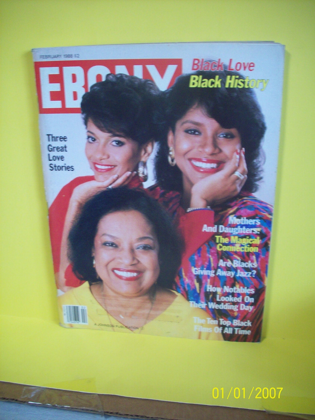 Ebony Magazine Black History Feb 1988 Vintage African American Magazine ...
