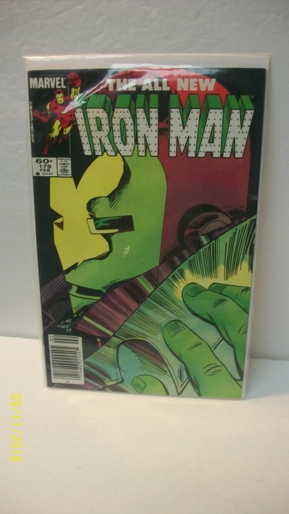 Iron Man 179 James Rhodes as Iron Man Radioactive Man VG-VF | Etsy