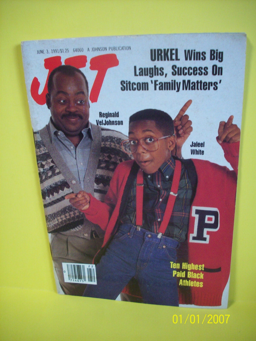Urkel Family Matters on Cover Jet Magazine June 3 1991 Vintage African ...