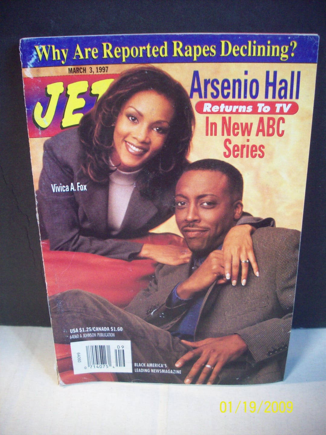 Arsenio Hall Viveca A Fox Jet Magazine Mar 3, 1997 - Weekly African ...