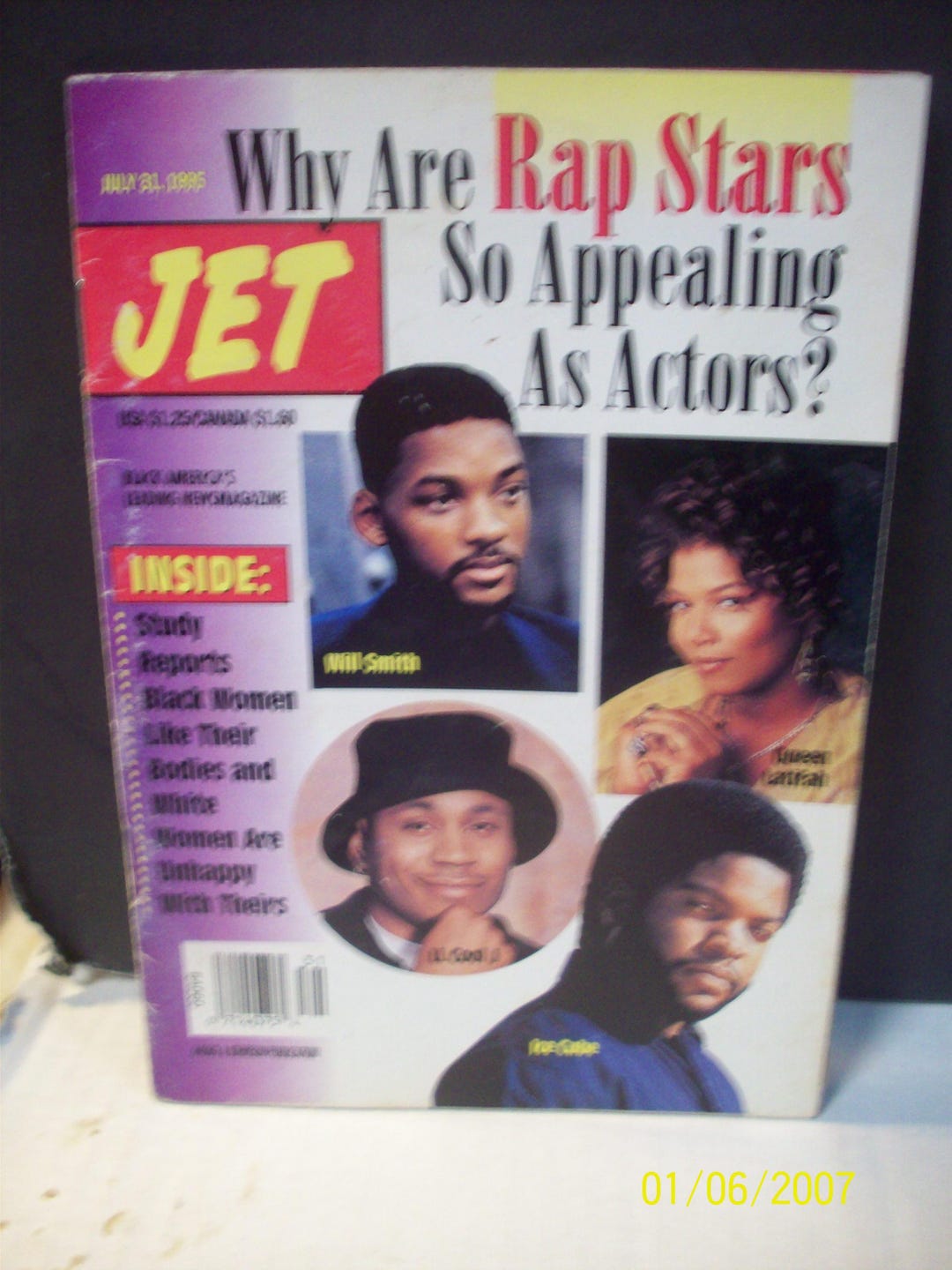 Rap Stars as Actors Jet Magazine July 31,1995 Vintage African American ...
