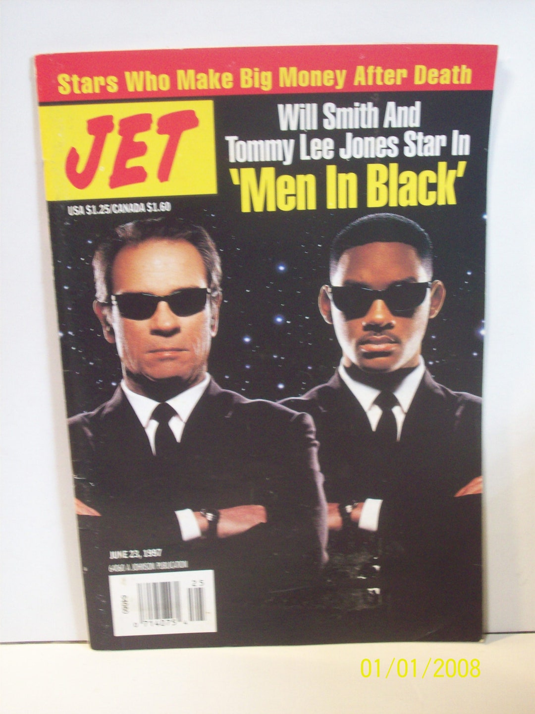 Will Smith Tommy Lee Jones Jet Magazine June 23,1997 Vintage African ...