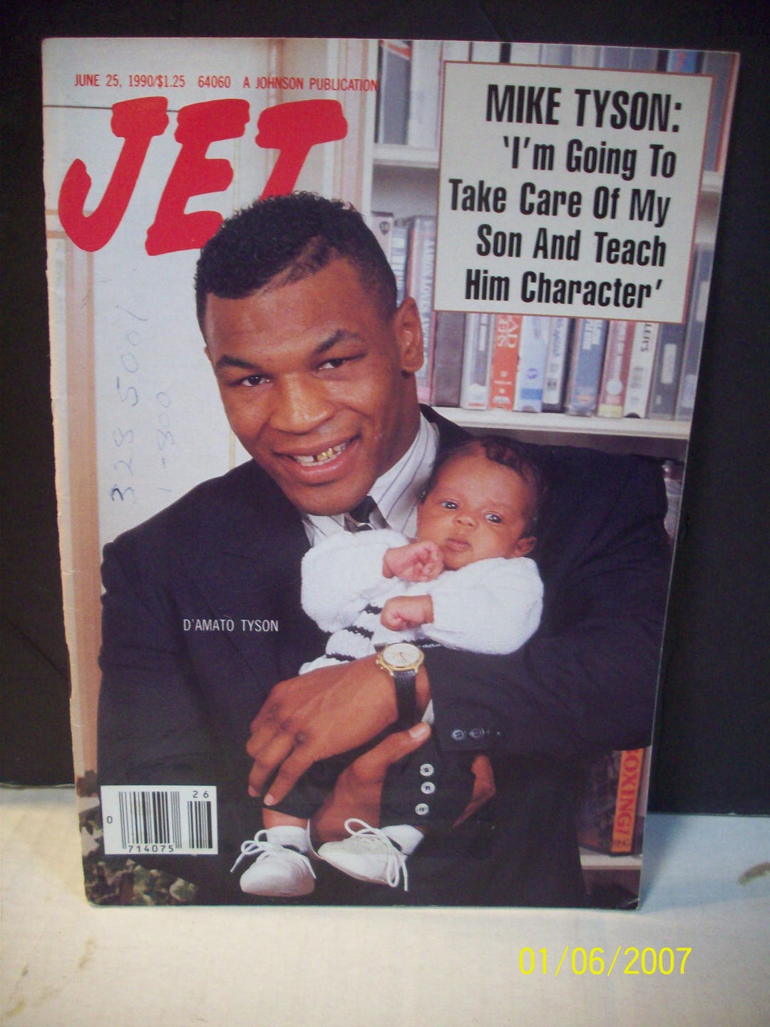 Mike Tyson and Son Jet Magazine June 25,1990 Vintage African American ...