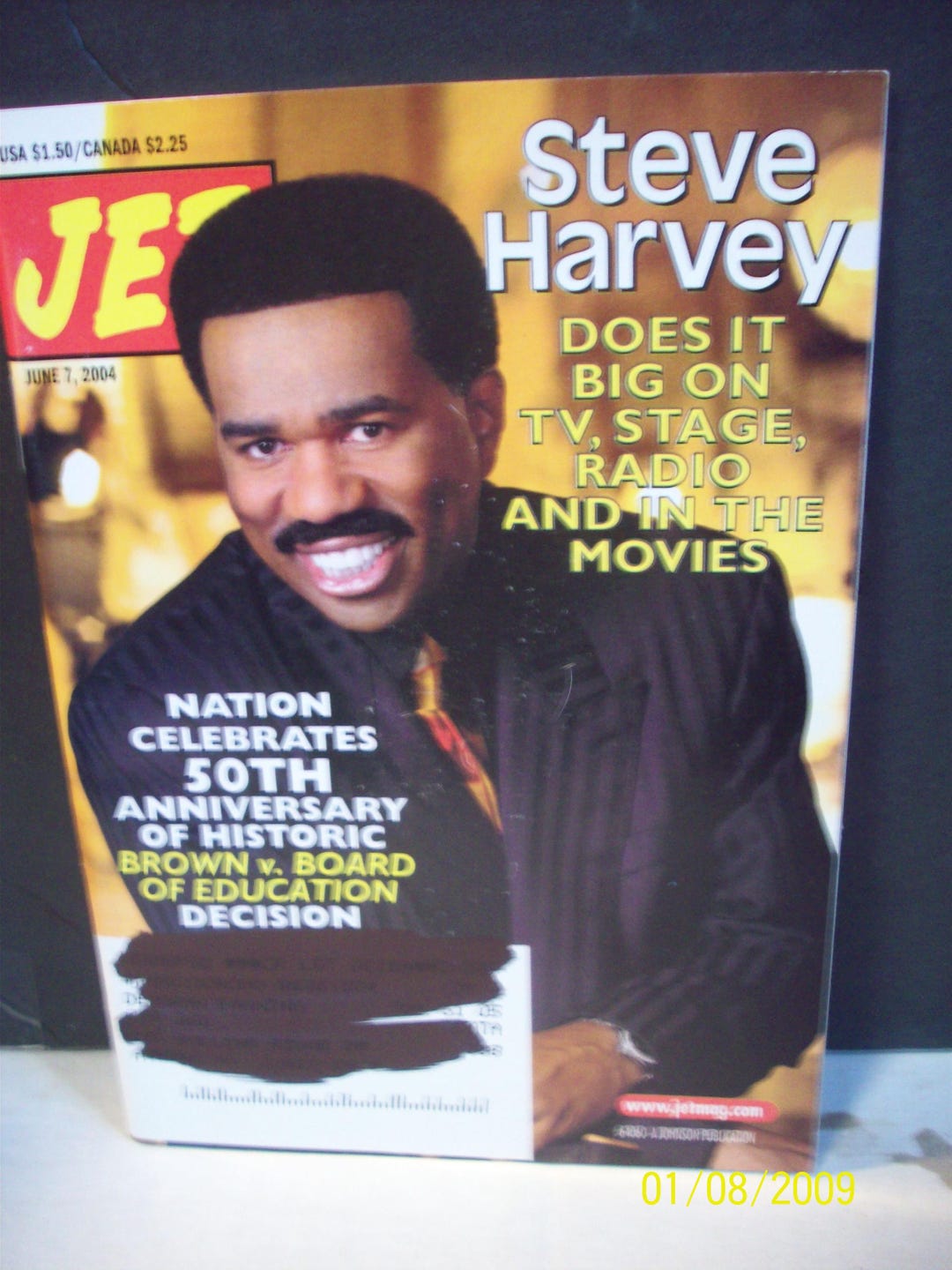 Steve Harvey Does It Big Jet Magazine June 7,2004 Vintage African ...