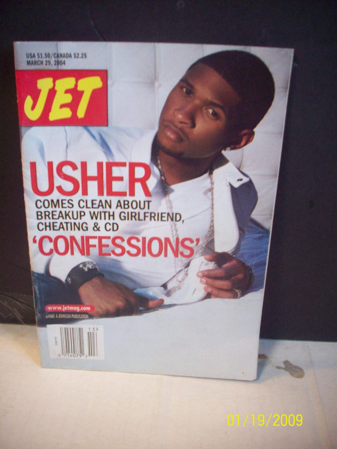 Usher Confessions Jet Magazine March 29,2004 Vintage African American ...
