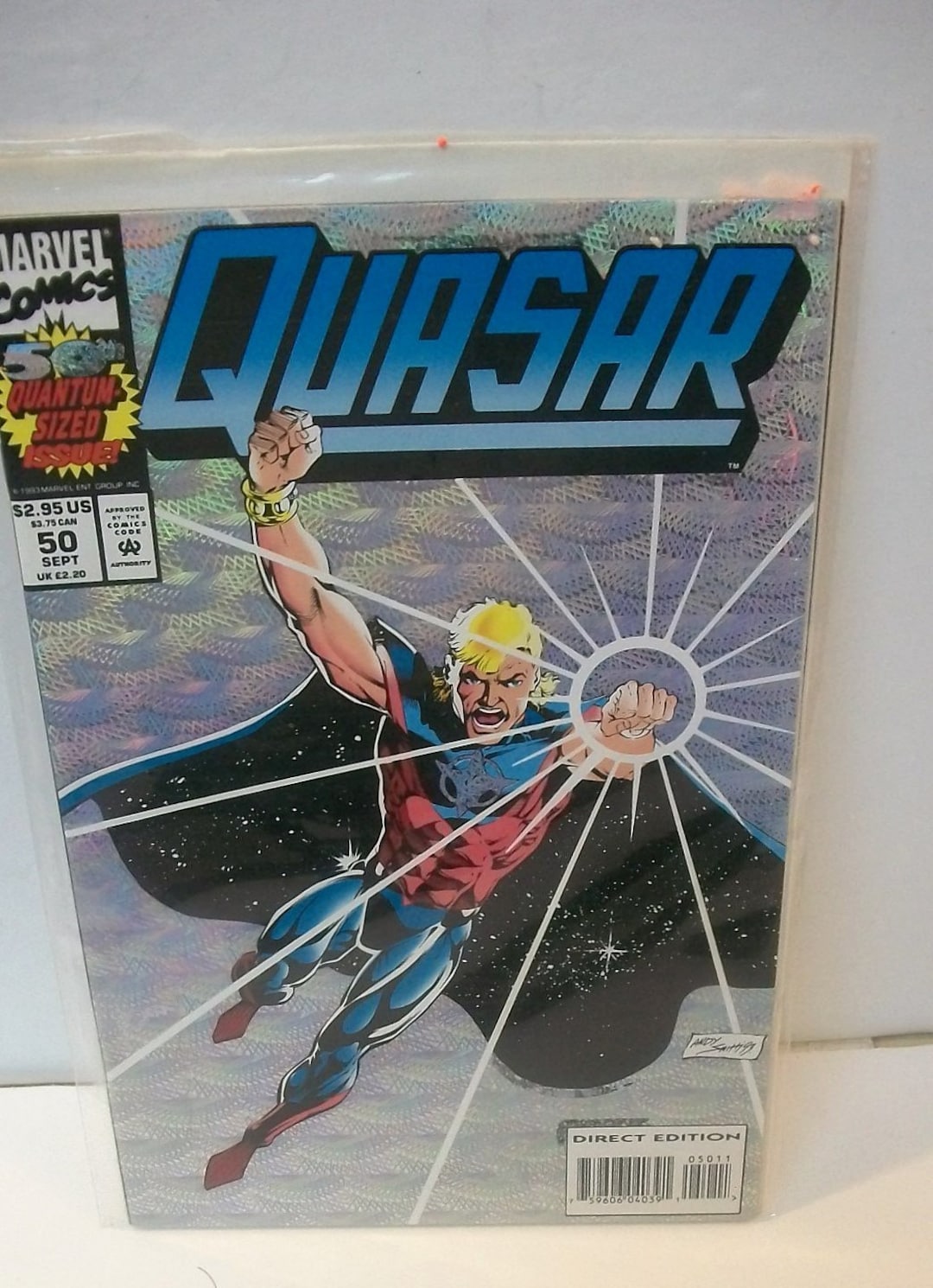 Quasar 50 Quantum Sized 50th Issue Silver Foil Cover VF-NM Unread ...