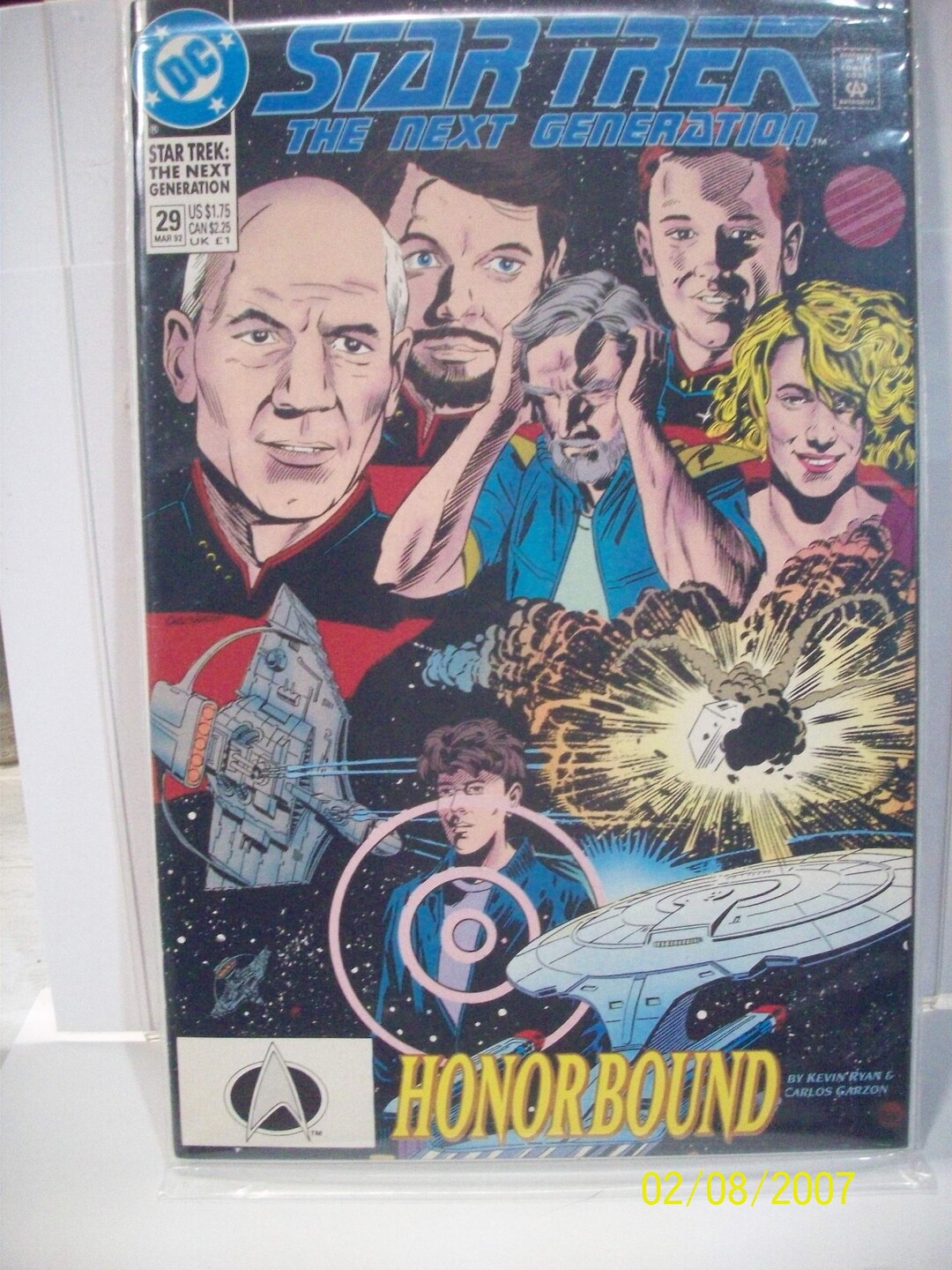 Star Trek the Next Generation #29 (2nd Series) Honor Bound VF-NM Unread ...