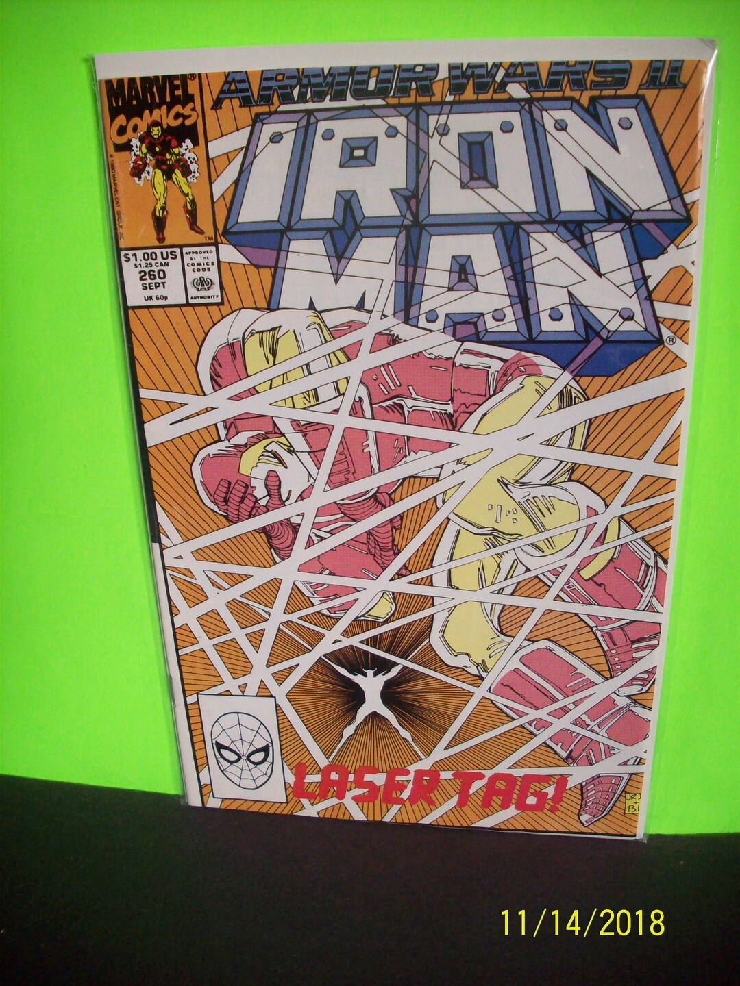 Iron Man #261 Iron Man Armor Wars II Pt 4 of 9 the Mandarin VG-VF ...
