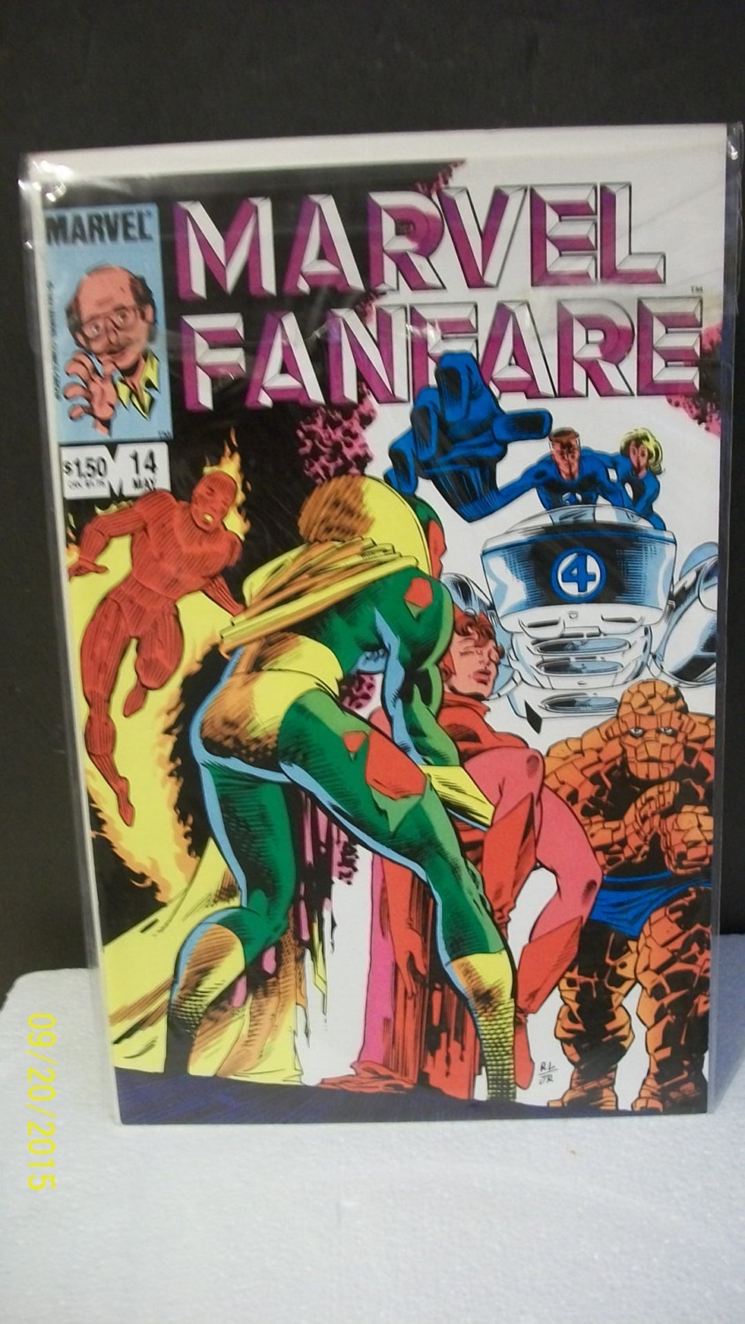 Marvel Fanfare #14 May the Vision, Human Torch, Fantastic Four Cover ...