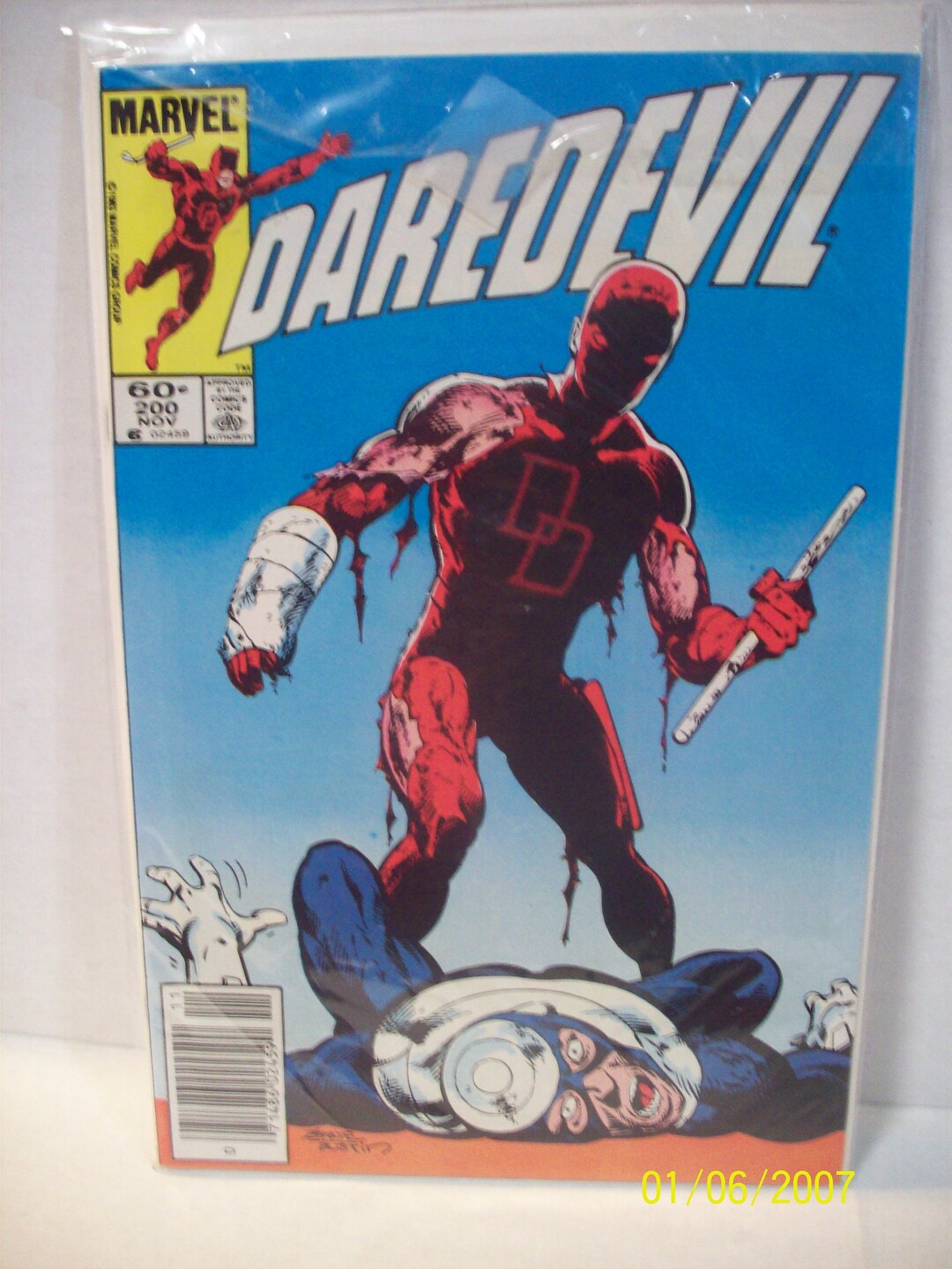 1983 Daredevil #200 Newsstand Edition Guest : Bullseye Denny O Neil Jim ...