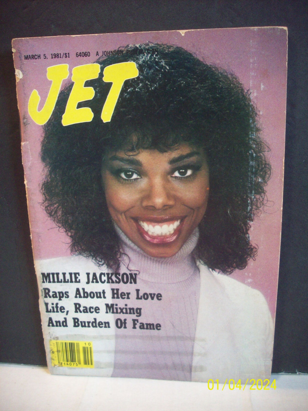 Millie Jackson Talks on Cover Jet Magazine March 5,1981 Vintage African ...