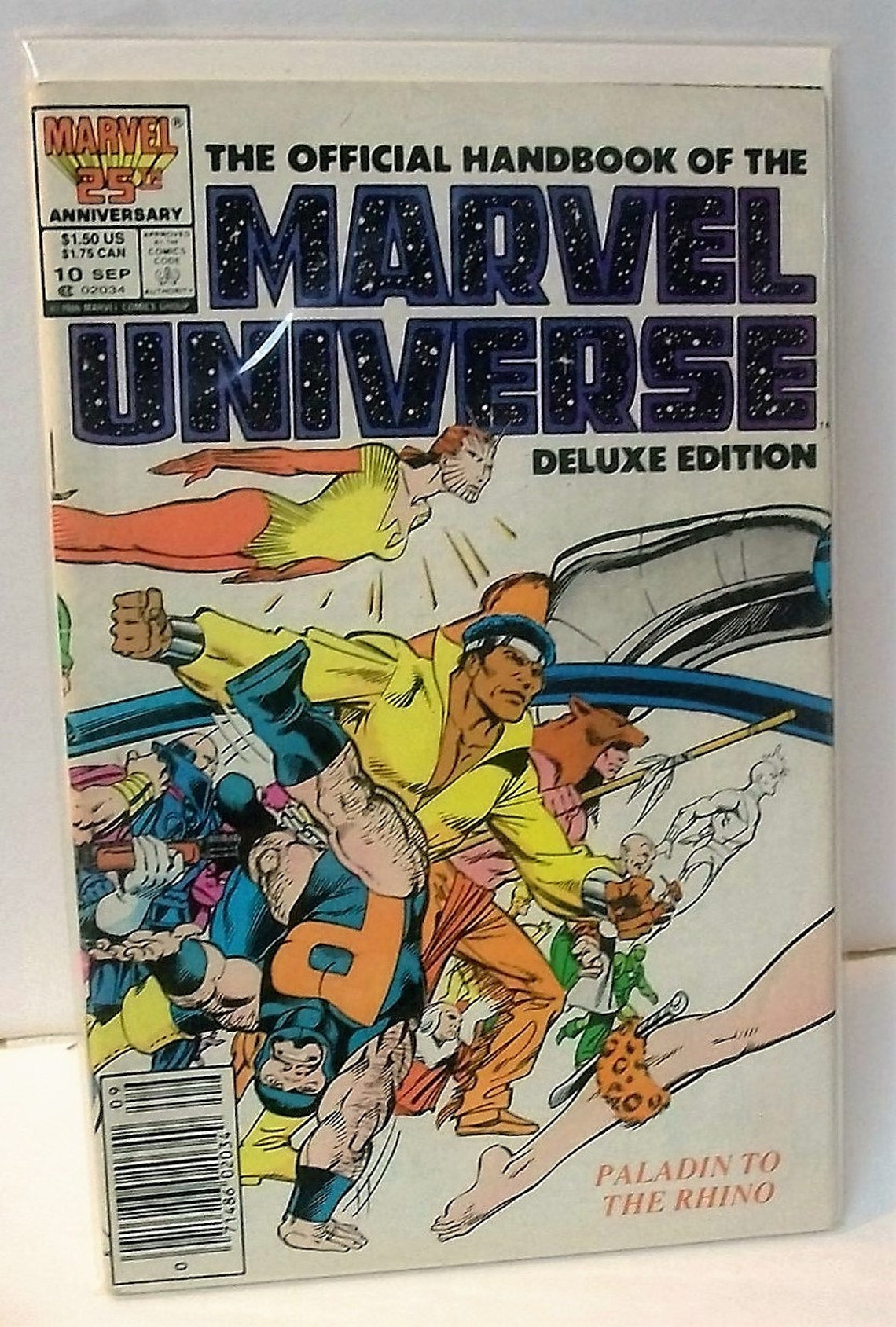 Vintage Marvel Comic Book 1985 Official Handbook of the Marvel | Etsy