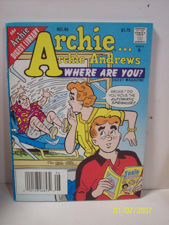 Archie Digest Archie Andrews Where Are You 96 Archie Dad - Etsy