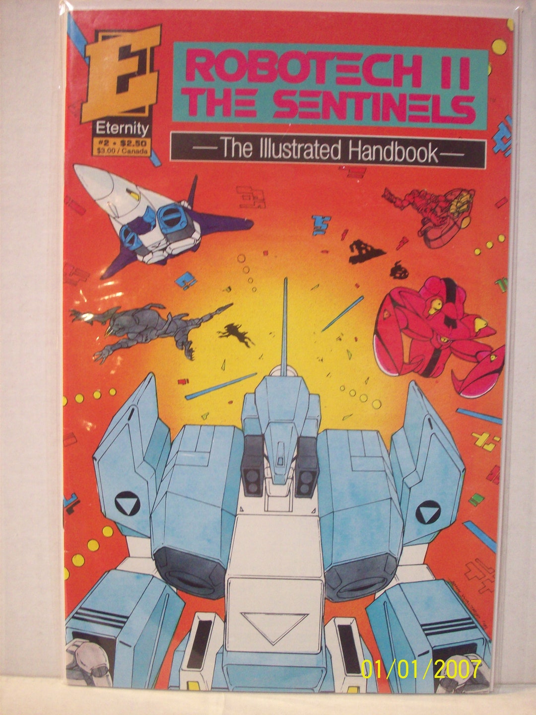 Manga Comics Robotech II the Sentinels 2 Illustrated Handbook Manga Cartoon Tv Series VF-NM ...