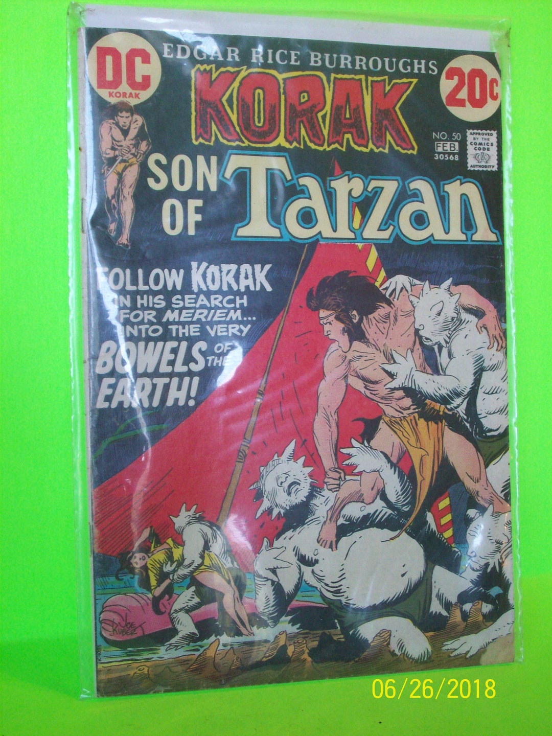 Korak Son of Tarzan #50 Edgar Rice Burroughs Korak Good Reading Copy ...