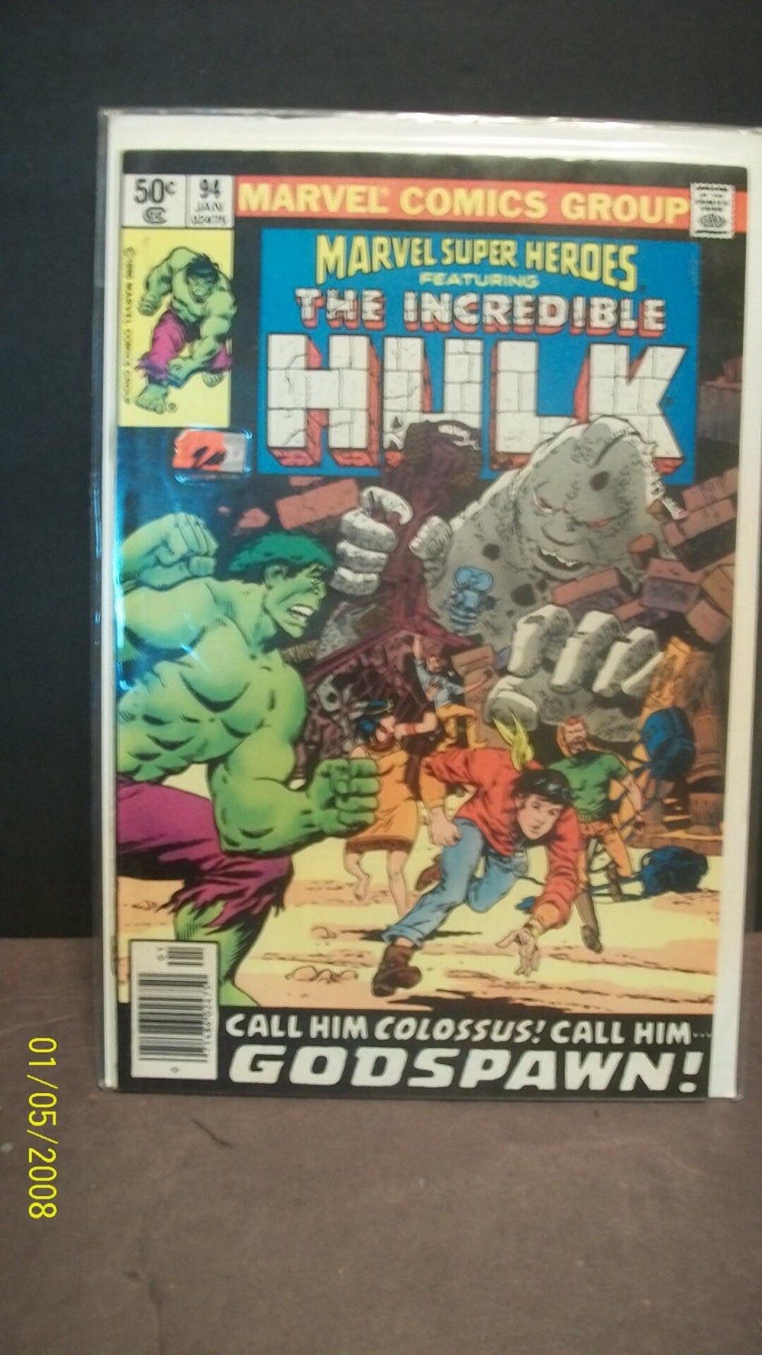 Marvel Super Heroes Featuring the Incredible Hulk 94 Hulk Vs Colossus ...