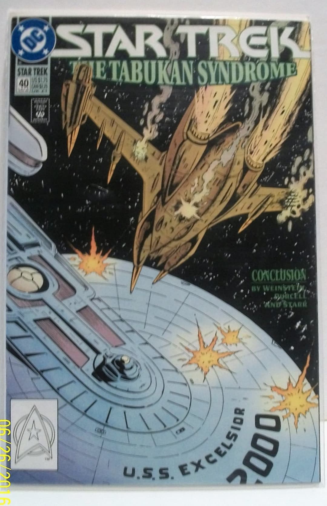 Star Trek #40 (2nd Series) the Tabukan Syndrome Conclusion VF-NM Unread ...