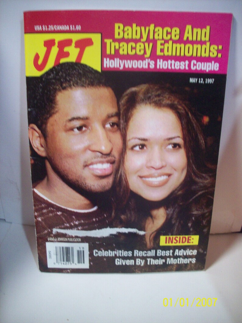 Babyface and Tracey Edmonds Jet Magazine May 121997 Vintage - Etsy