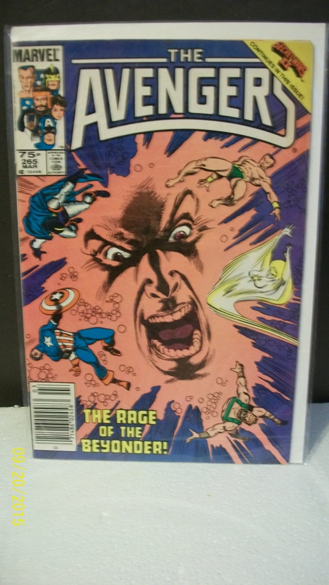Avengers 265 Beyonder Captures Captain America Secret Wars II VF-NM ...