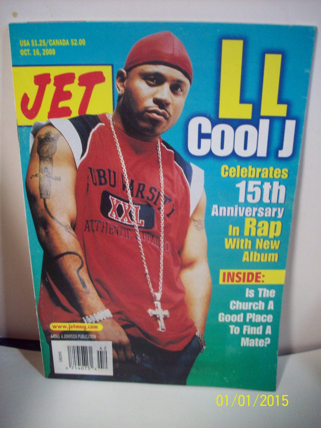 L L Cool J 15 Years in Rap Music Jet Magazine Oct 16,2000 Vintage ...