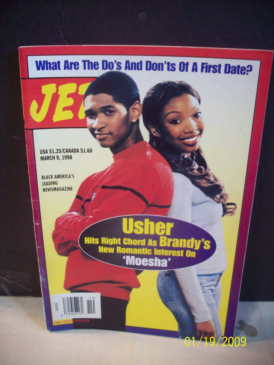 Brandy and Usher on Moesha Jet Magazine March 9, 1999 Vintage African ...