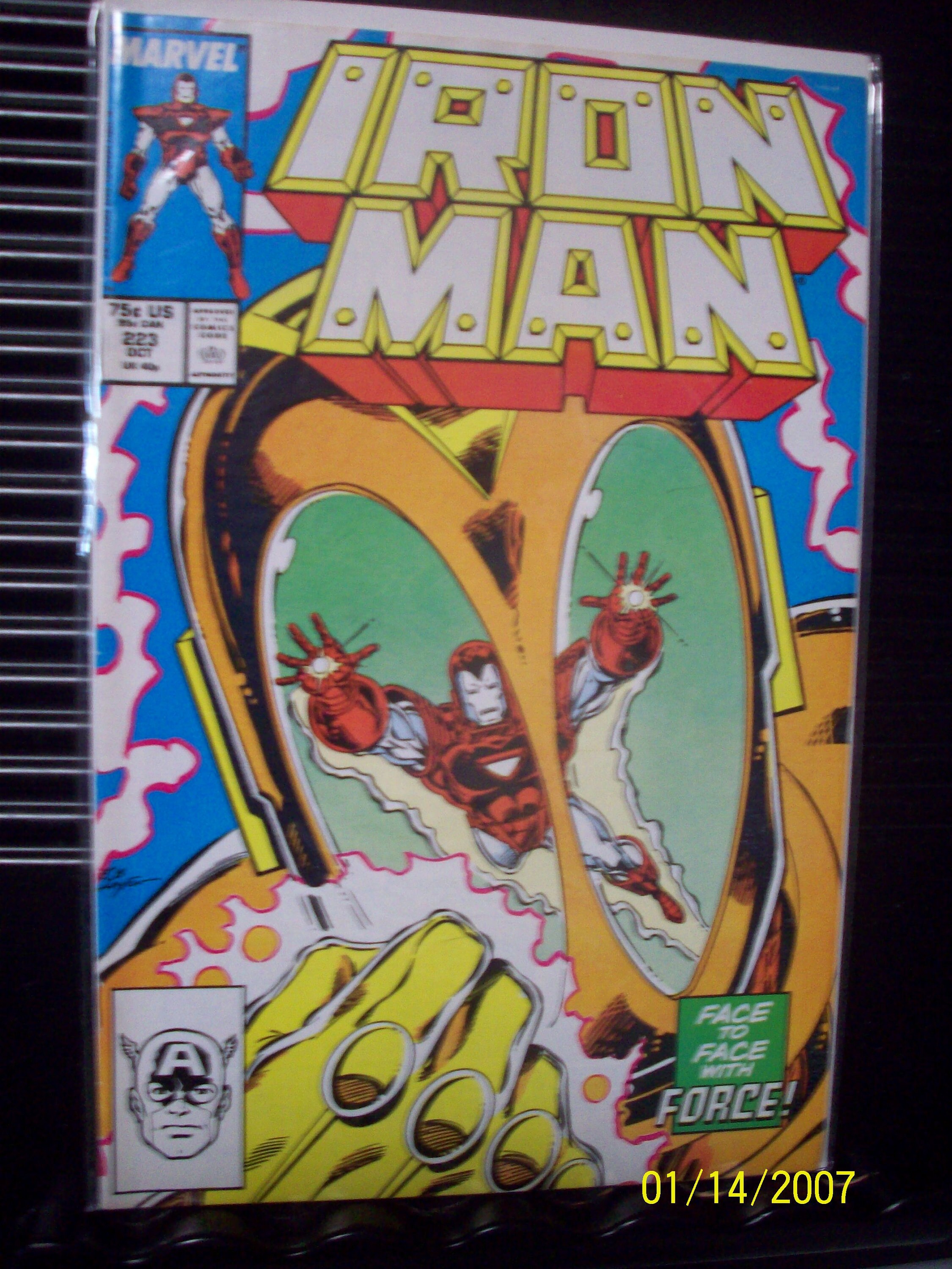 Iron Man Comic Face