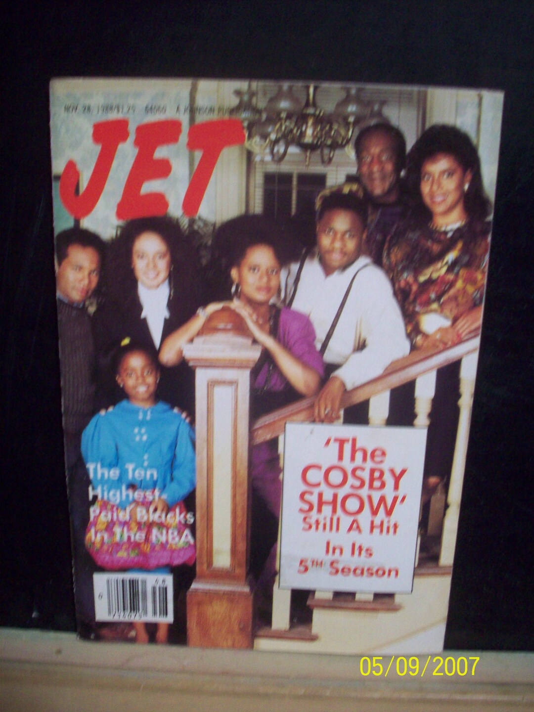 Bill Cosby Cosby Show 5th Season Jet Magazine Nov 28,1988 Vintage ...