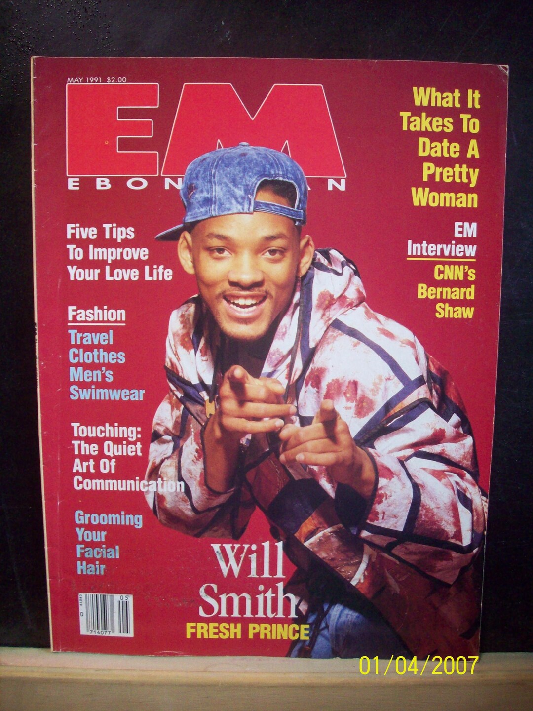 Ebony Man Magazine Will Smith Fresh Prince on Cover, May 1991 Magazine ...