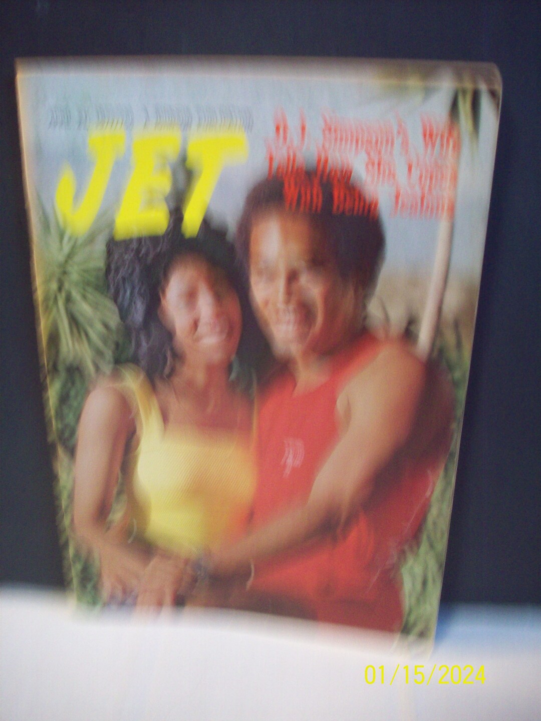 O J Simpson and Wife Jealousy on Cover Jet Magazine April ,21 1977 ...