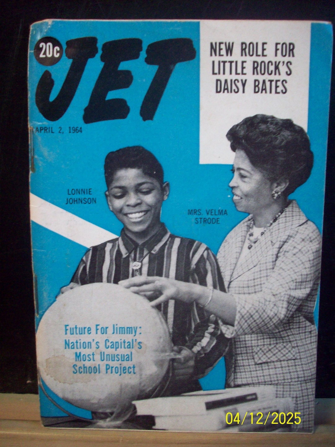 Little Rock Daisy Bates New Role on Cover Jet Magazine April 2,1964 ...