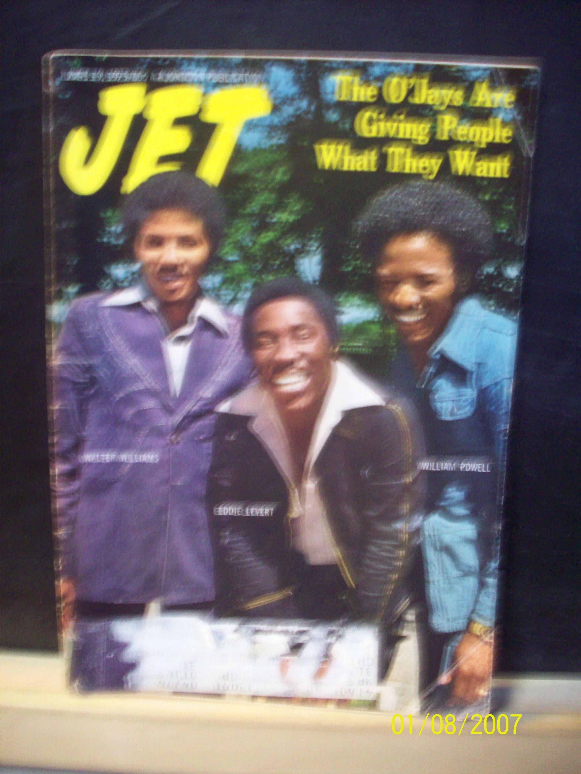The Ojays Soul Group Jet Magazine June 19,1975 Vintage African American ...