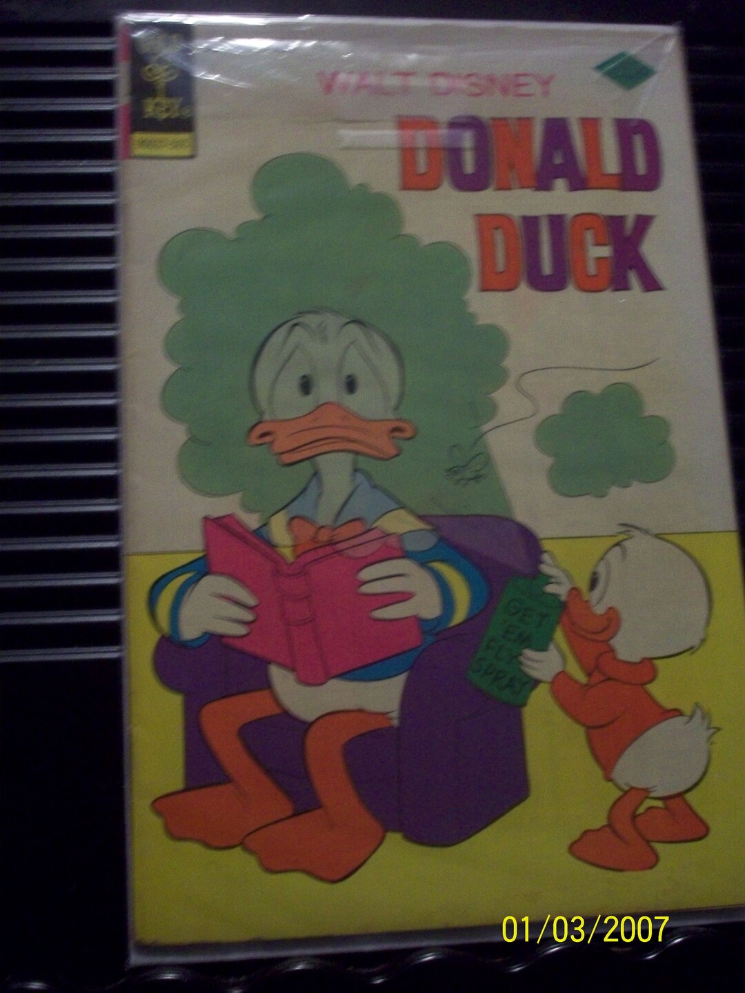 Walt Disney Donald Duck Gold Key #163 Donald Duck Shot With Fly Spray ...