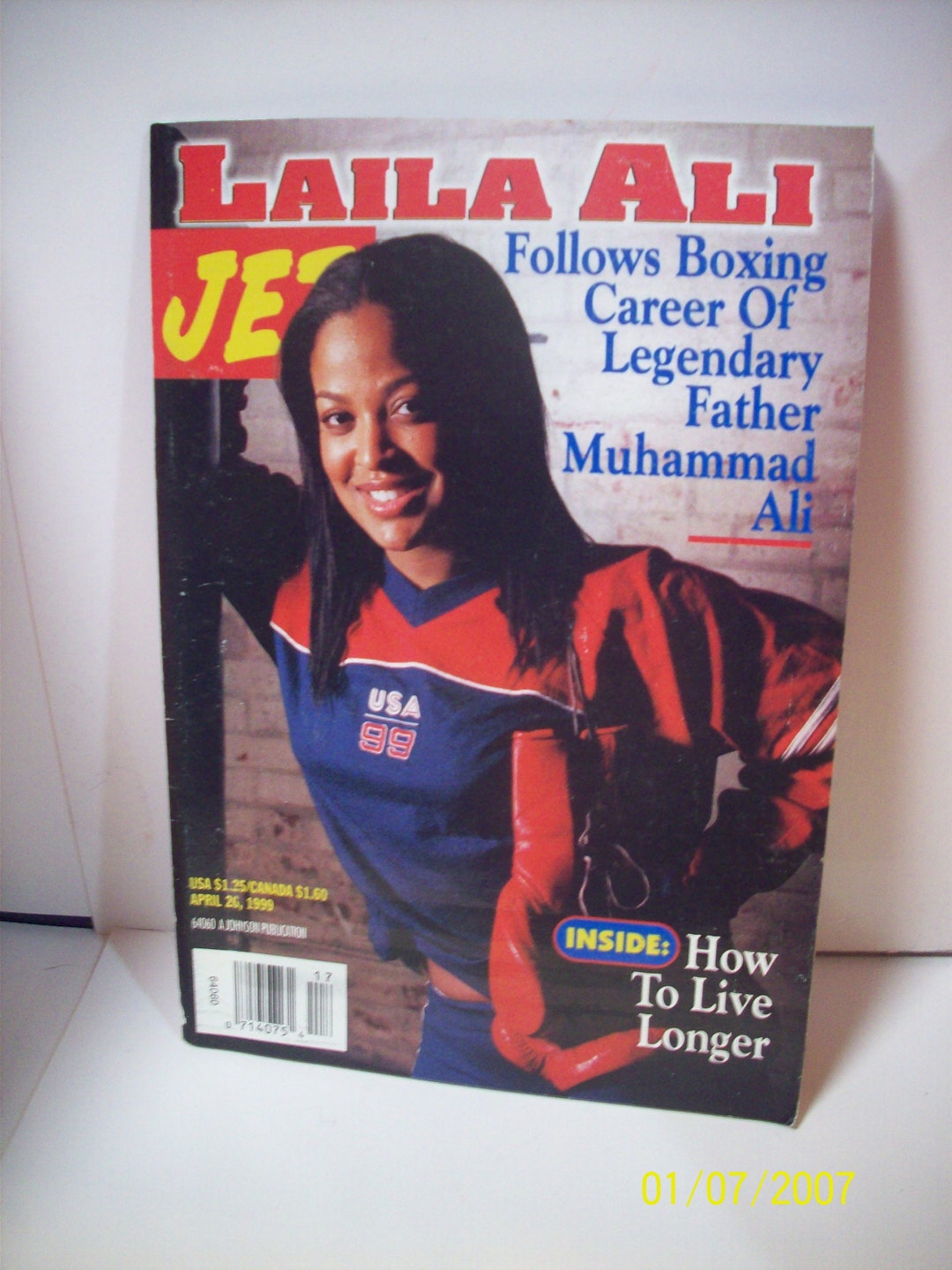 Laila Ali Boxing Career Jet Magazine April 26,1999 Vintage African ...