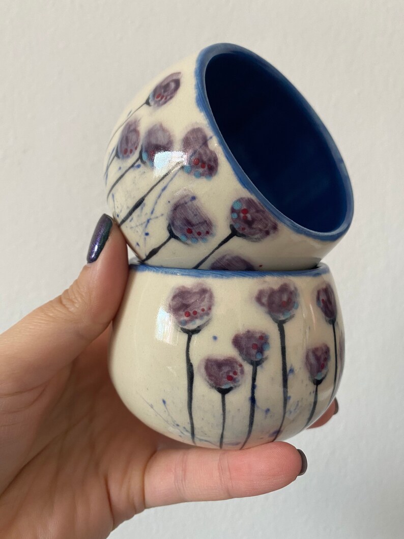 Ceramic Mug Cute Mug Minimal Gift Coffee Mug Watercolor - Etsy