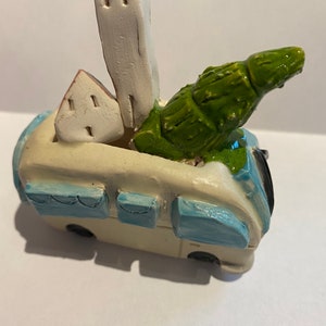 Ceramic Van, Ceramic Caravan, Cute House, Handmade Ceramic, Miniature ...