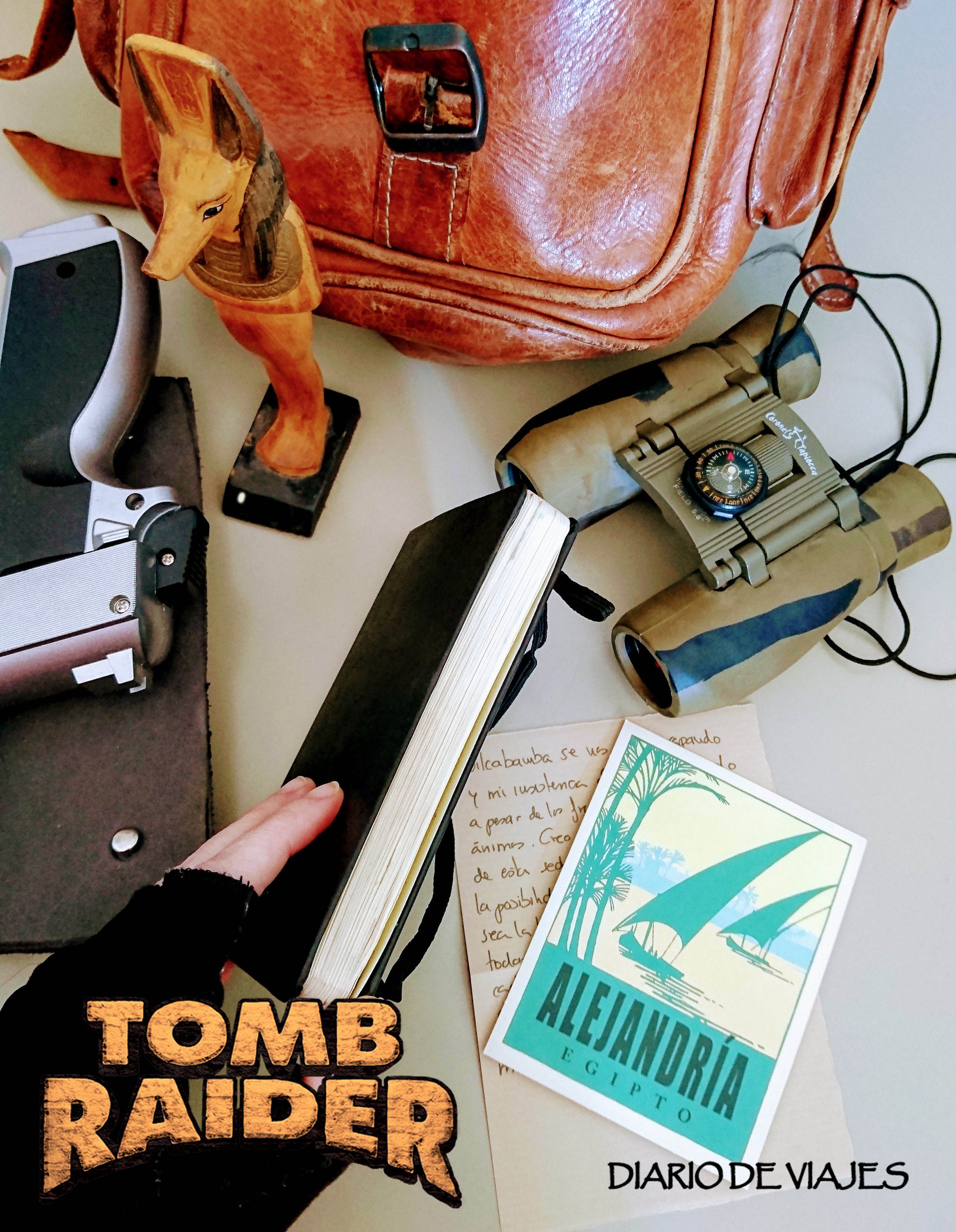 25% OFF TOMB RAIDER Handcrafted Travel Journal. Lara Croft Classic ...