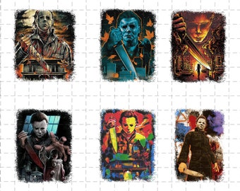 Collection of 20 Horror Posters Clipart Pack PNG Horror - Etsy
