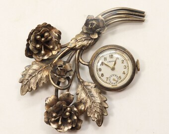 Watch Brooch - Etsy