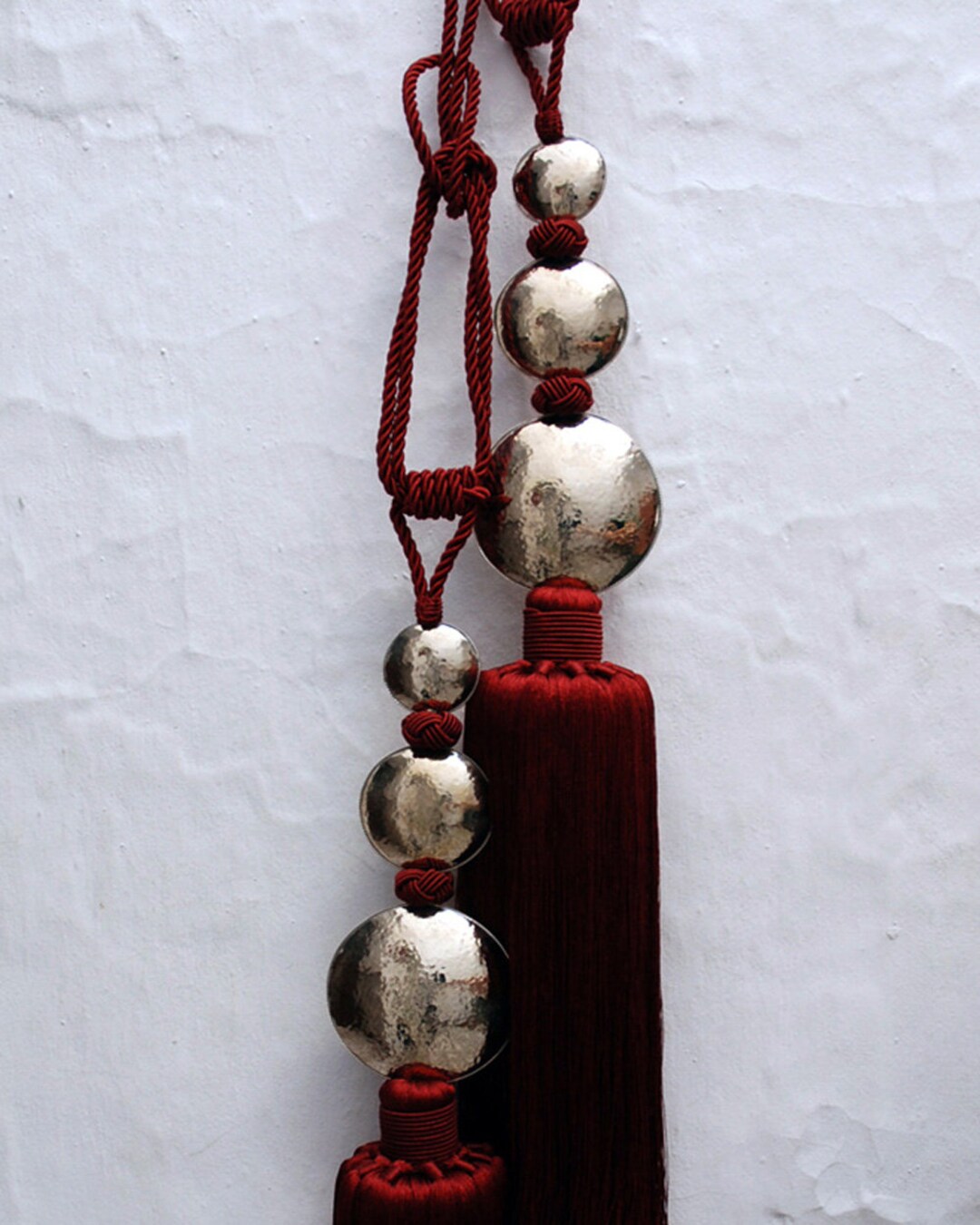 Artisan Made Large Moroccan Tassels & Curtain Tie-backs With a Three ...