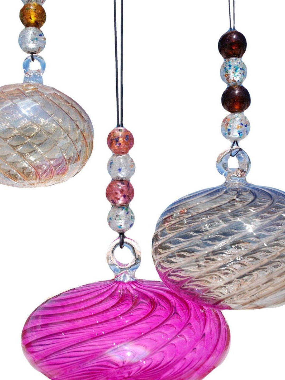 Artisan Made Sultans Turban Blown Glass Balls: Decorative Hanging Glass ...