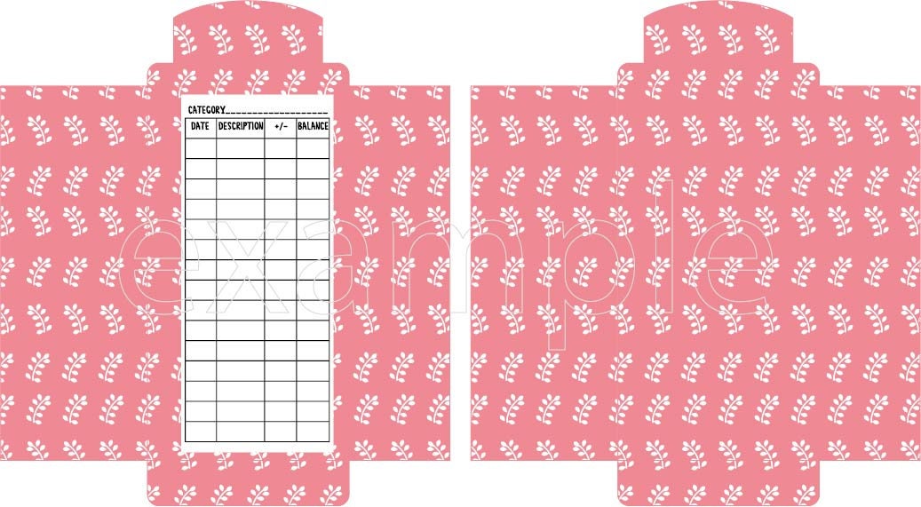 Money Tracker Cash Tracker Printable Envelopes Set of 6 | Etsy
