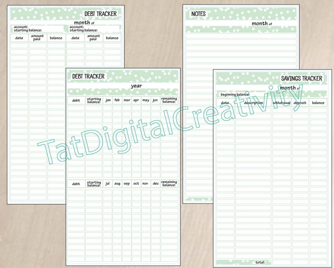 Printable Monthly Budgetfamily Budget Planner Monthly - Etsy